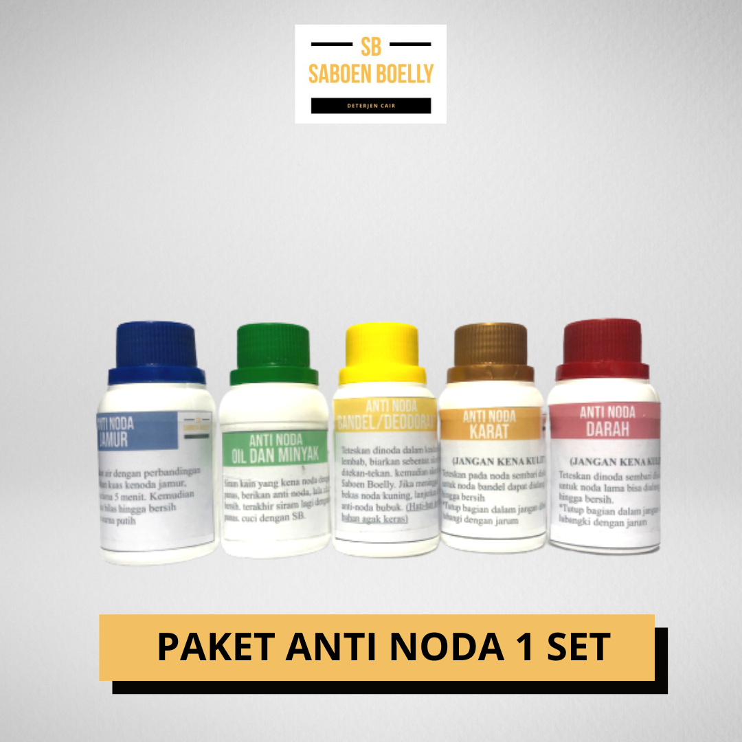 Saboen Boelly Anti Noda Pakaian 1 Set Serbaguna | Anti Noda Darah ...