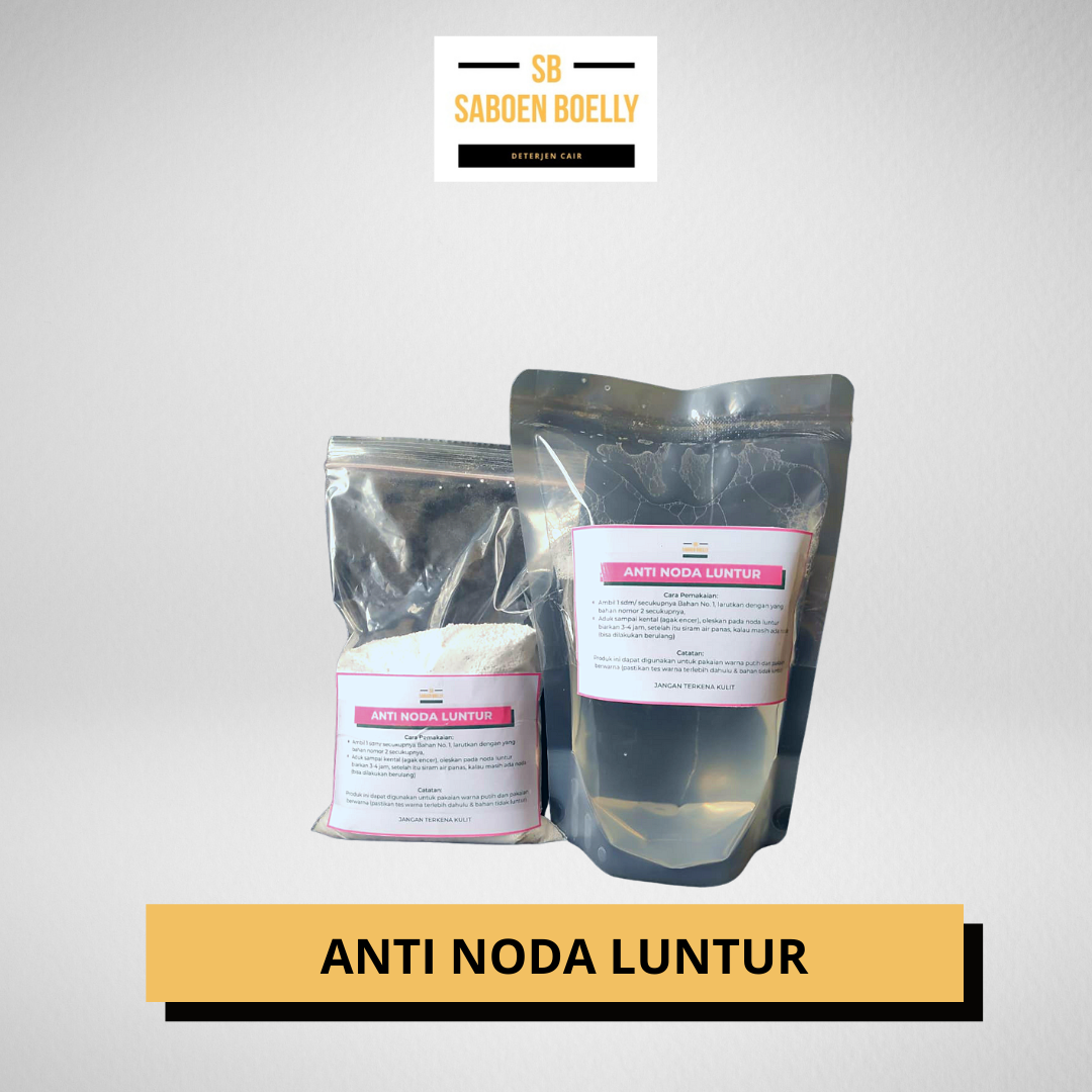 Saboen Boelly Anti Noda Pakaian 1 Set Serbaguna | Anti Noda Darah ...